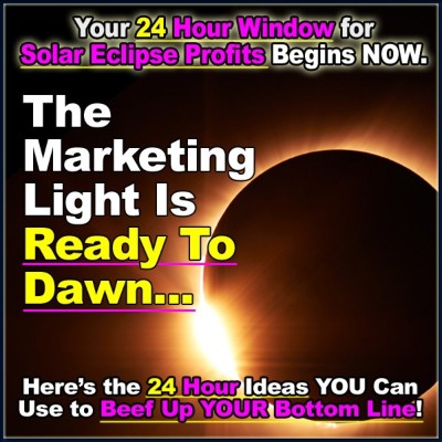 Total Solar Eclipse Marketing Cheatsheet Informer!